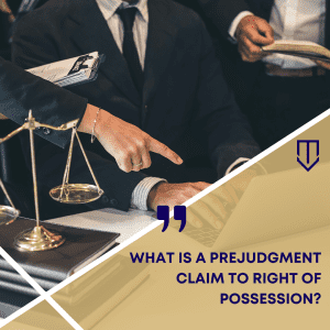 What is a Prejudgment Claim to Right of Possession (CCP § 415.46 ...